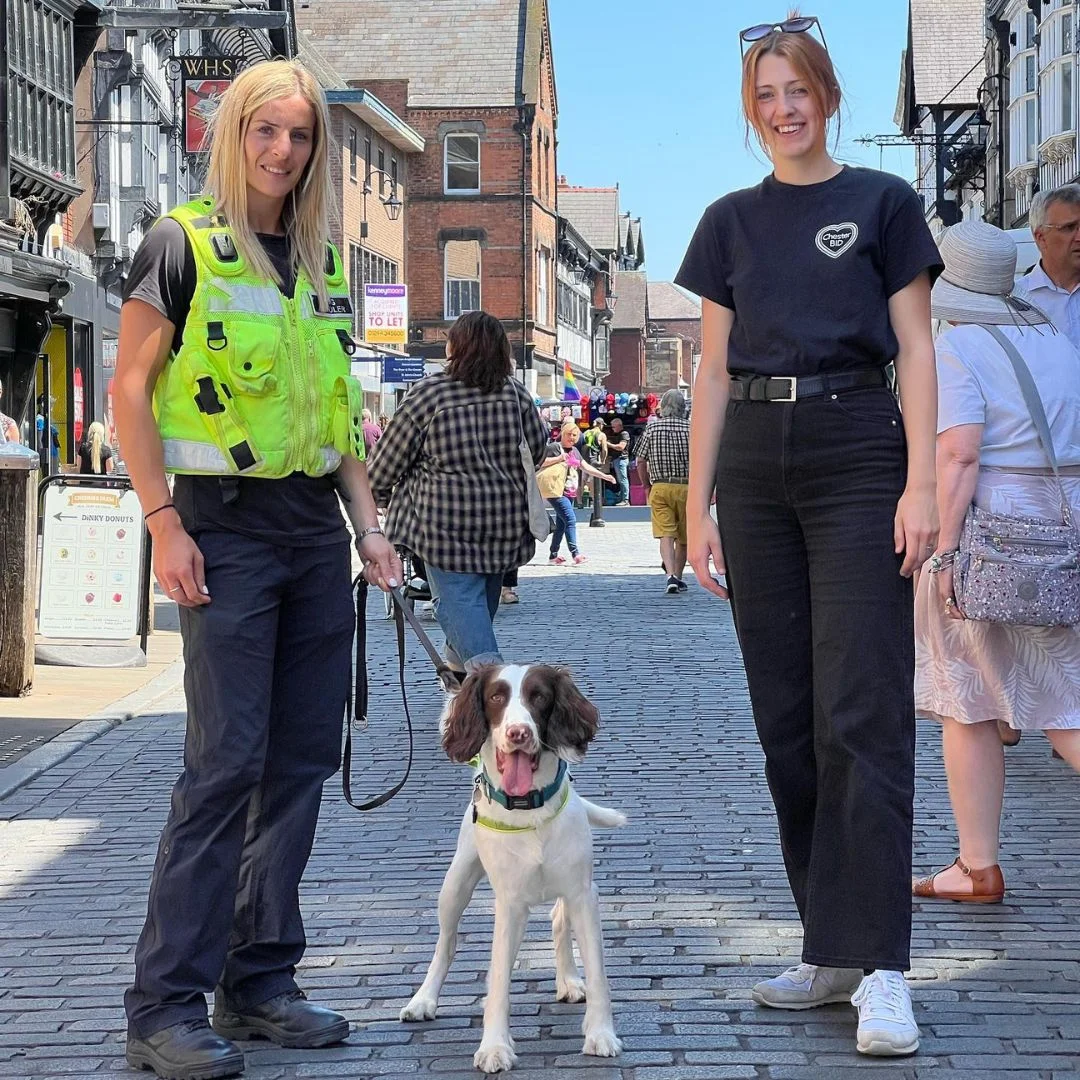 Chester BID fund Drug Dogs in Chester - Chester BID