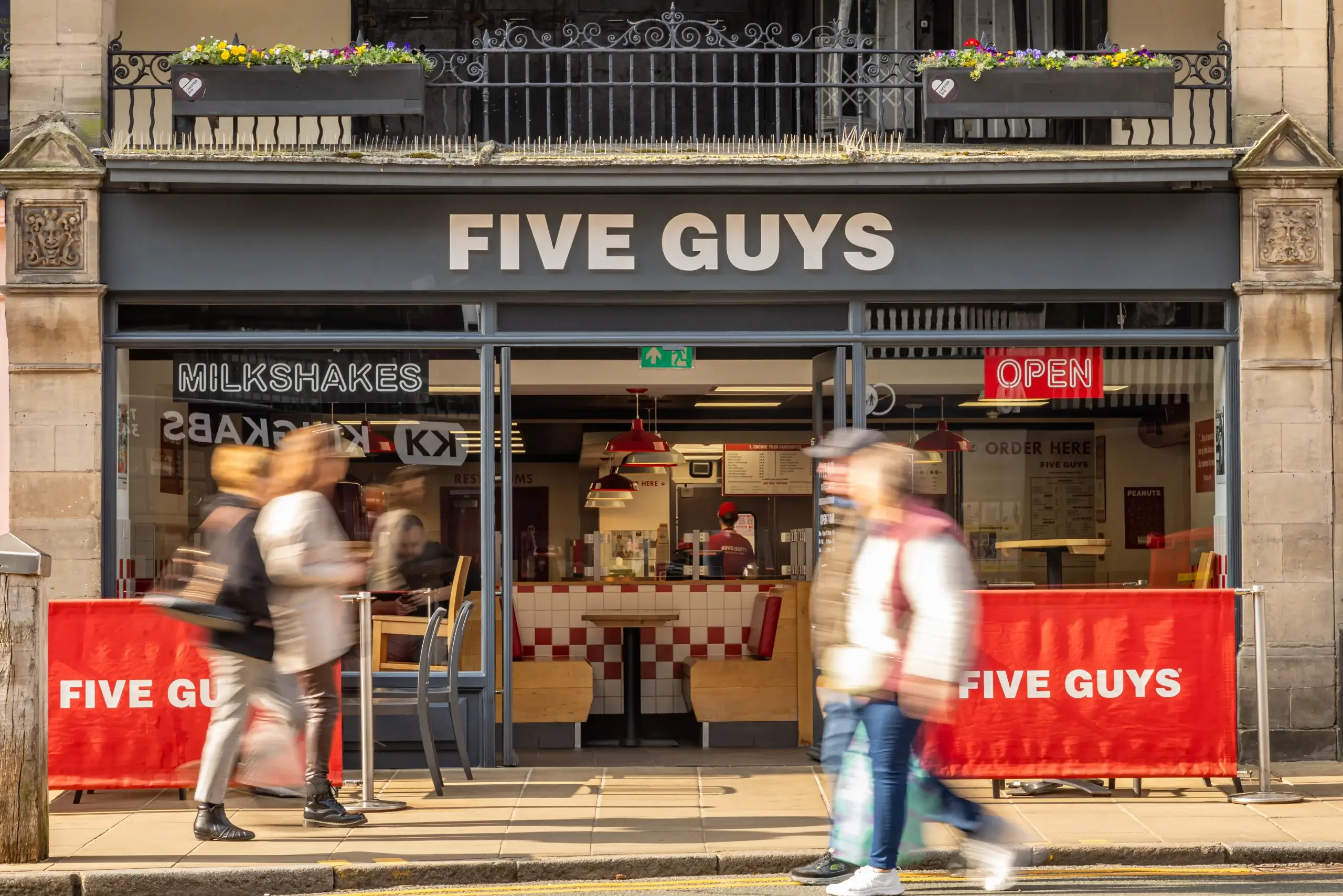 Five Guys in Chester city centre - Chester BID