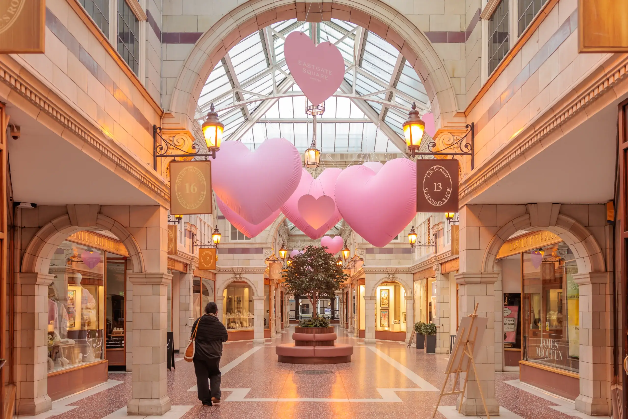 Love is Literally in the Air at Eastgate Square - Chester BID